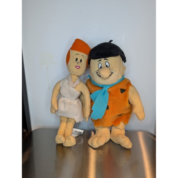 Warner Bros Studio Store | Toys | The Flintstones Fred And Wilma Plush ...